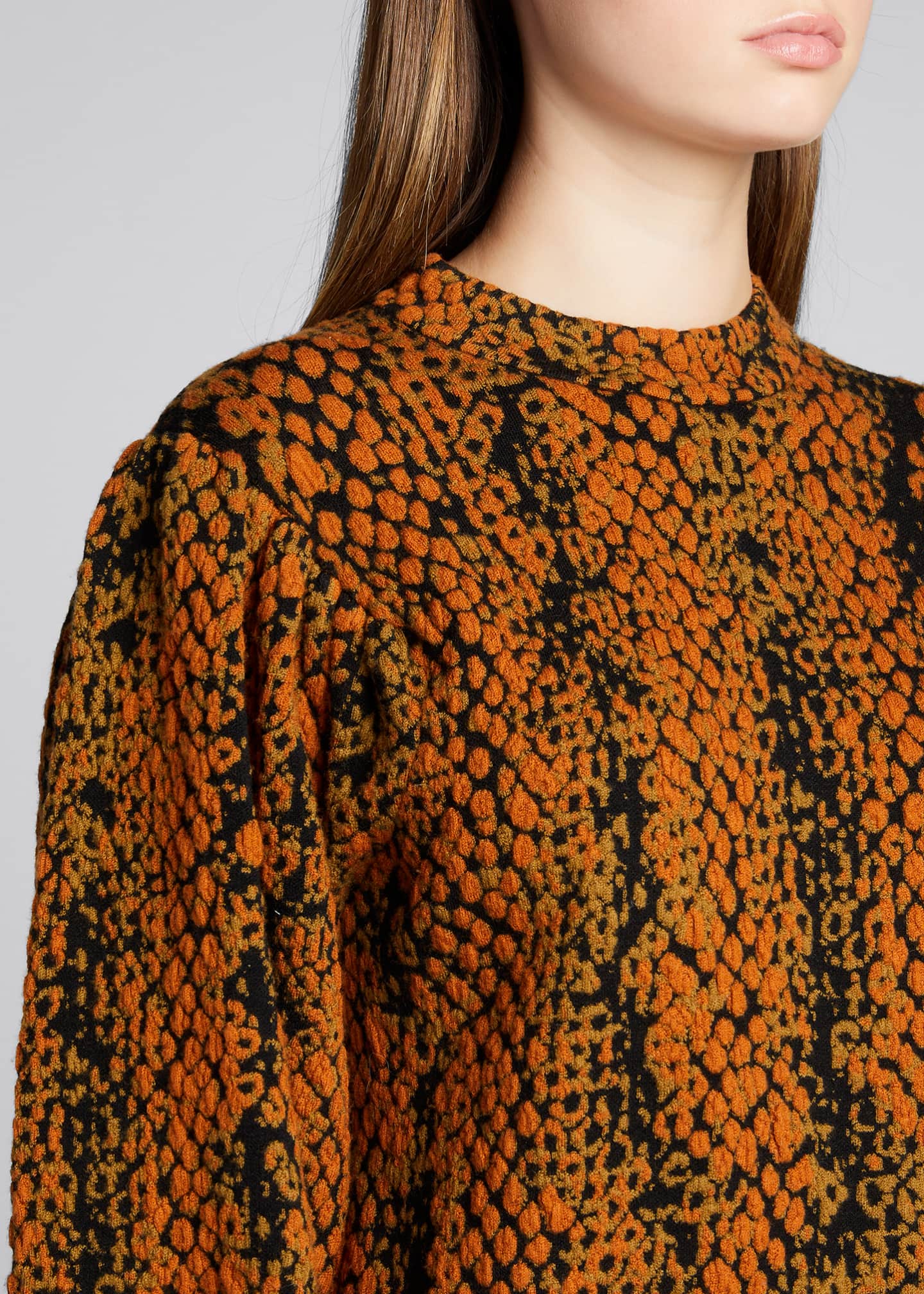 Ulla Johnson Lina Python Jacquard Mini Dress - Bergdorf Goodman