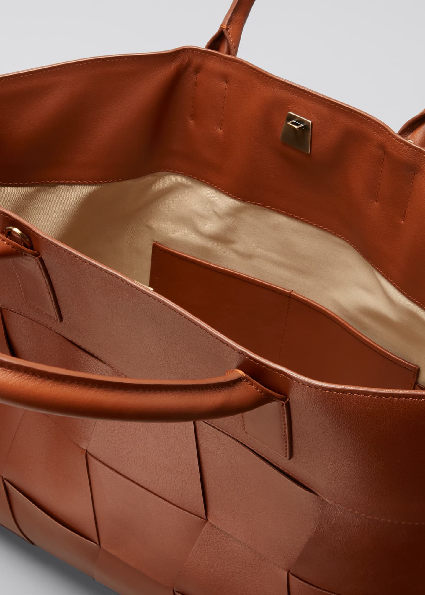 Akris Ai Medium Woven Top Handle Tote Bag - Bergdorf Goodman