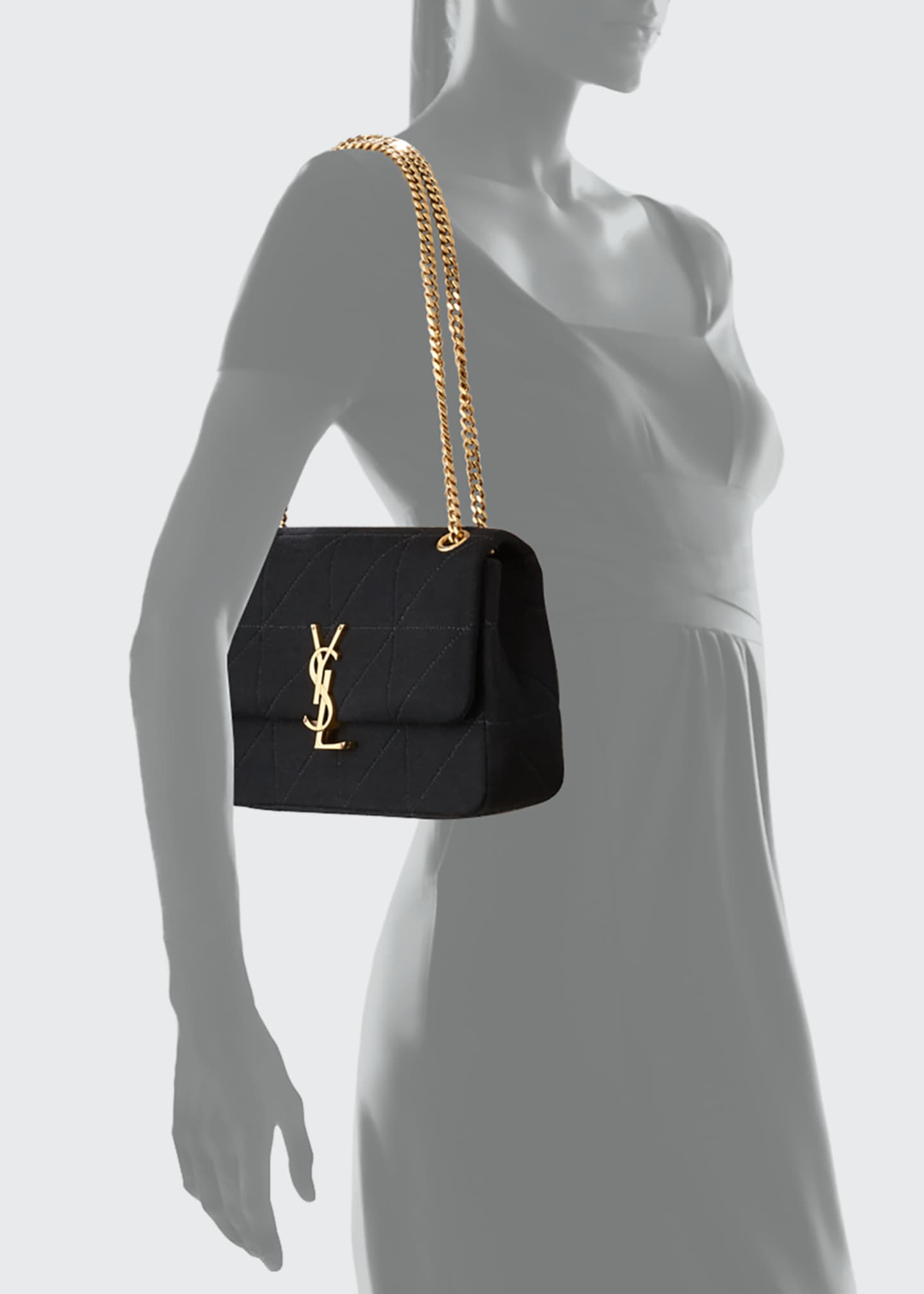 Saint Laurent Jamie Medium Jersey Wool Patchwork Shoulder Bag ... Saint Laurent Jamie Medium Jersey Wool Patchwork Shoulder Bag ...