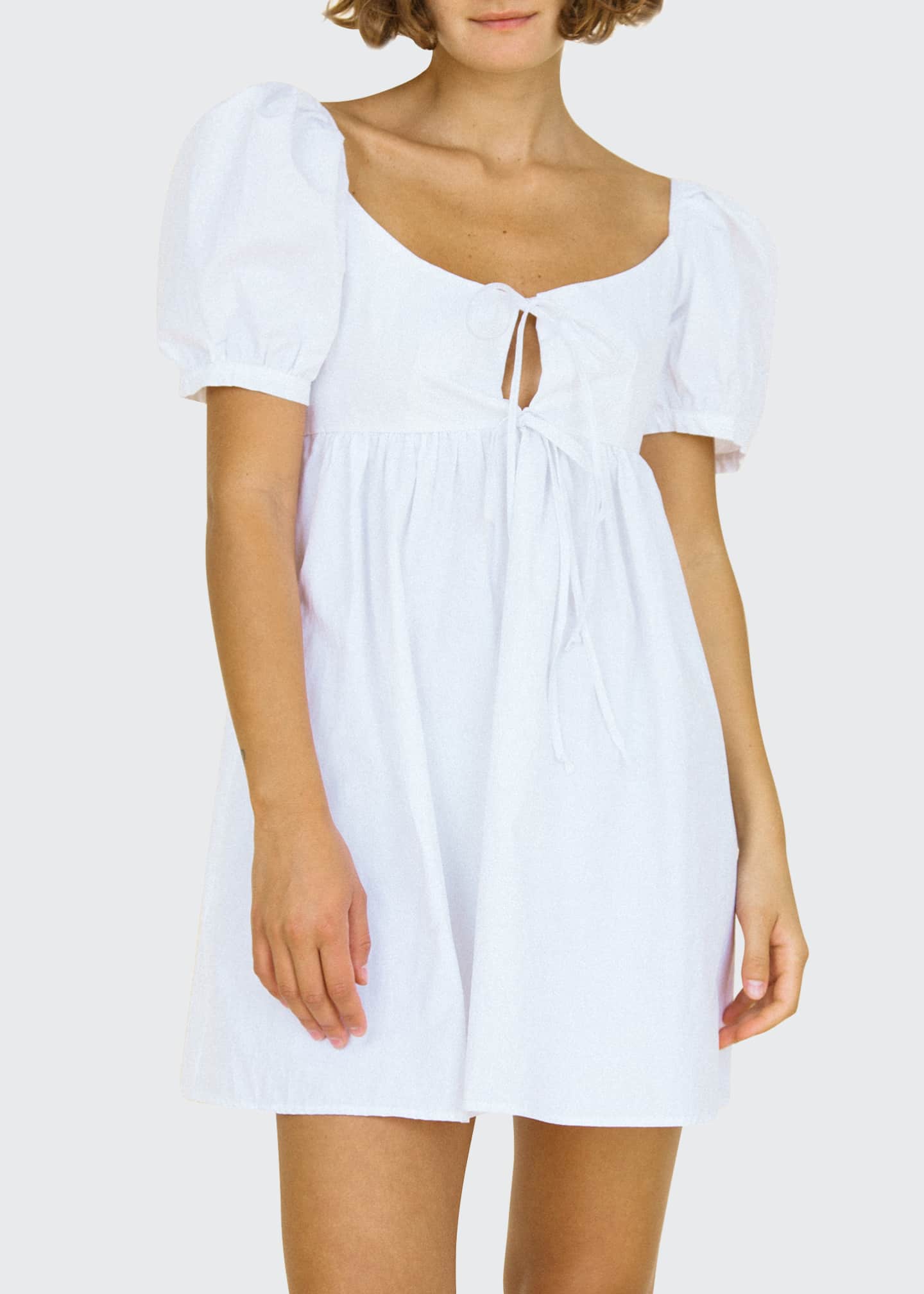 Ciao Lucia Ischia Mini Puff-Sleeve Dress - Bergdorf Goodman