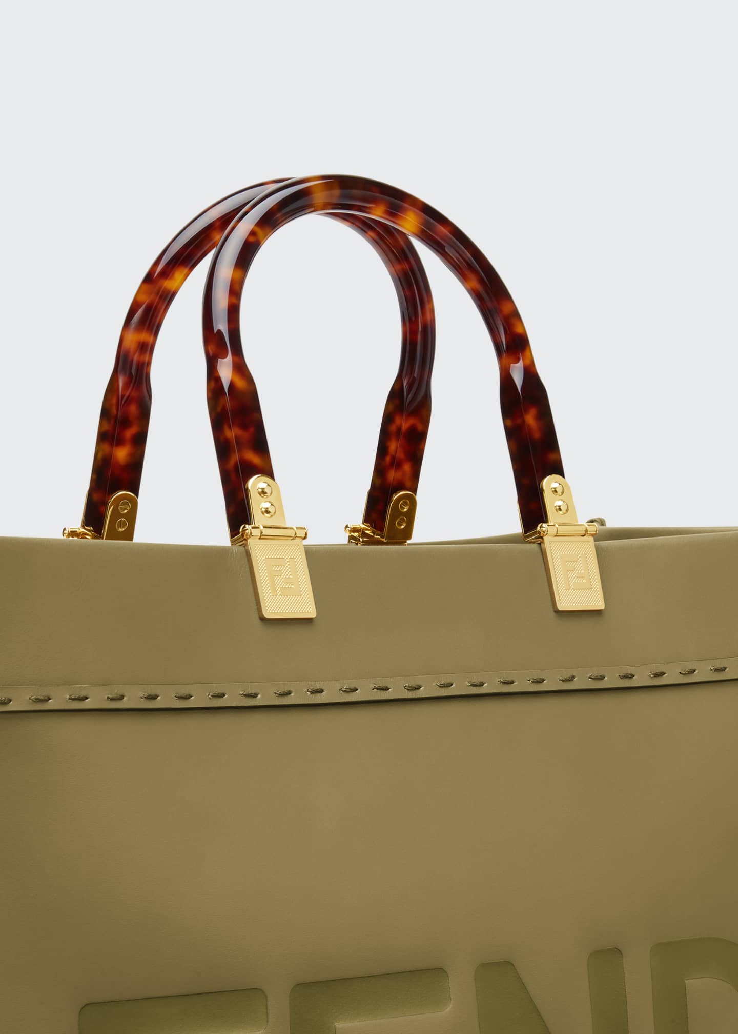 Fendi Sunshine Medium Leather Shopper Tote Bag - Bergdorf Goodman