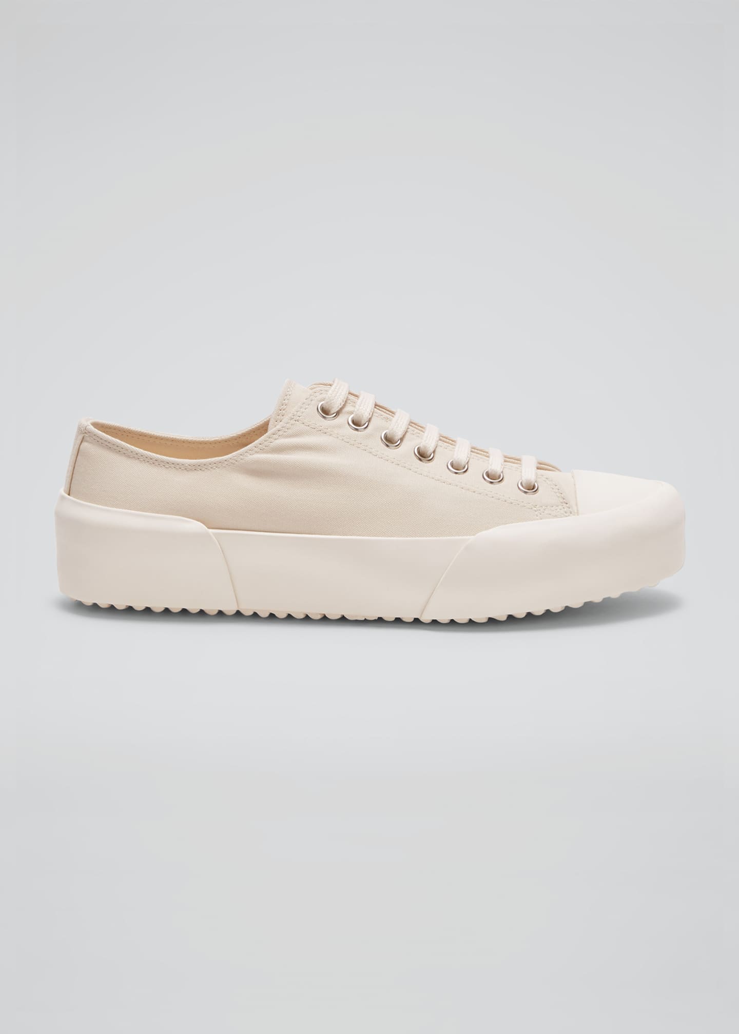 Jil Sander Canvas Low-Top Sneakers - Bergdorf Goodman