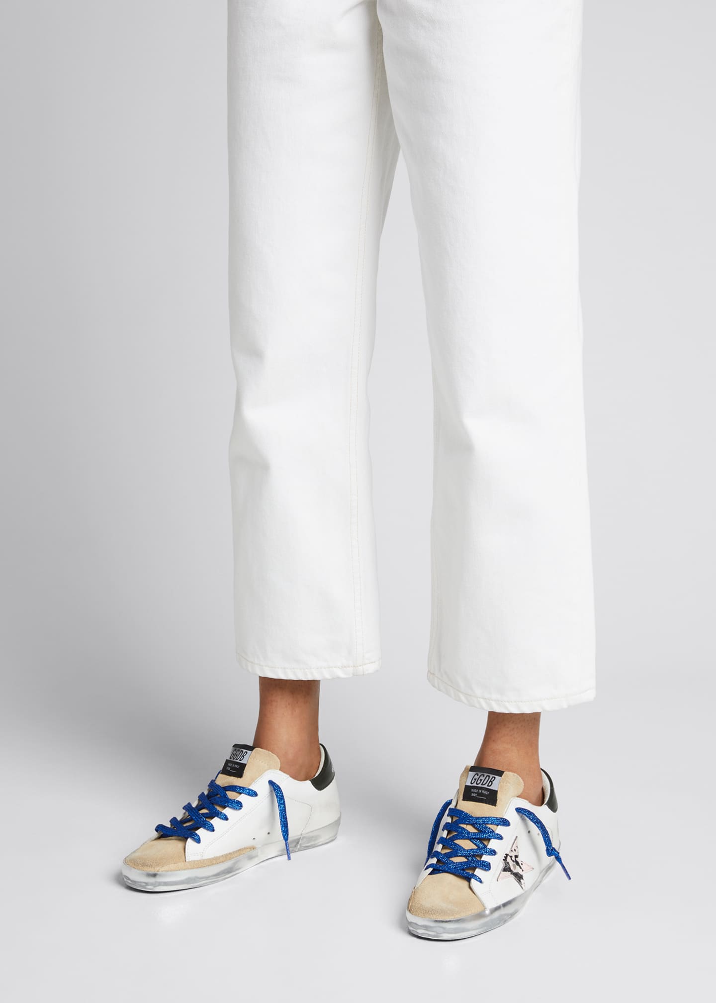 Golden Goose Superstar Python-Print Skater Sneakers - Bergdorf Goodman