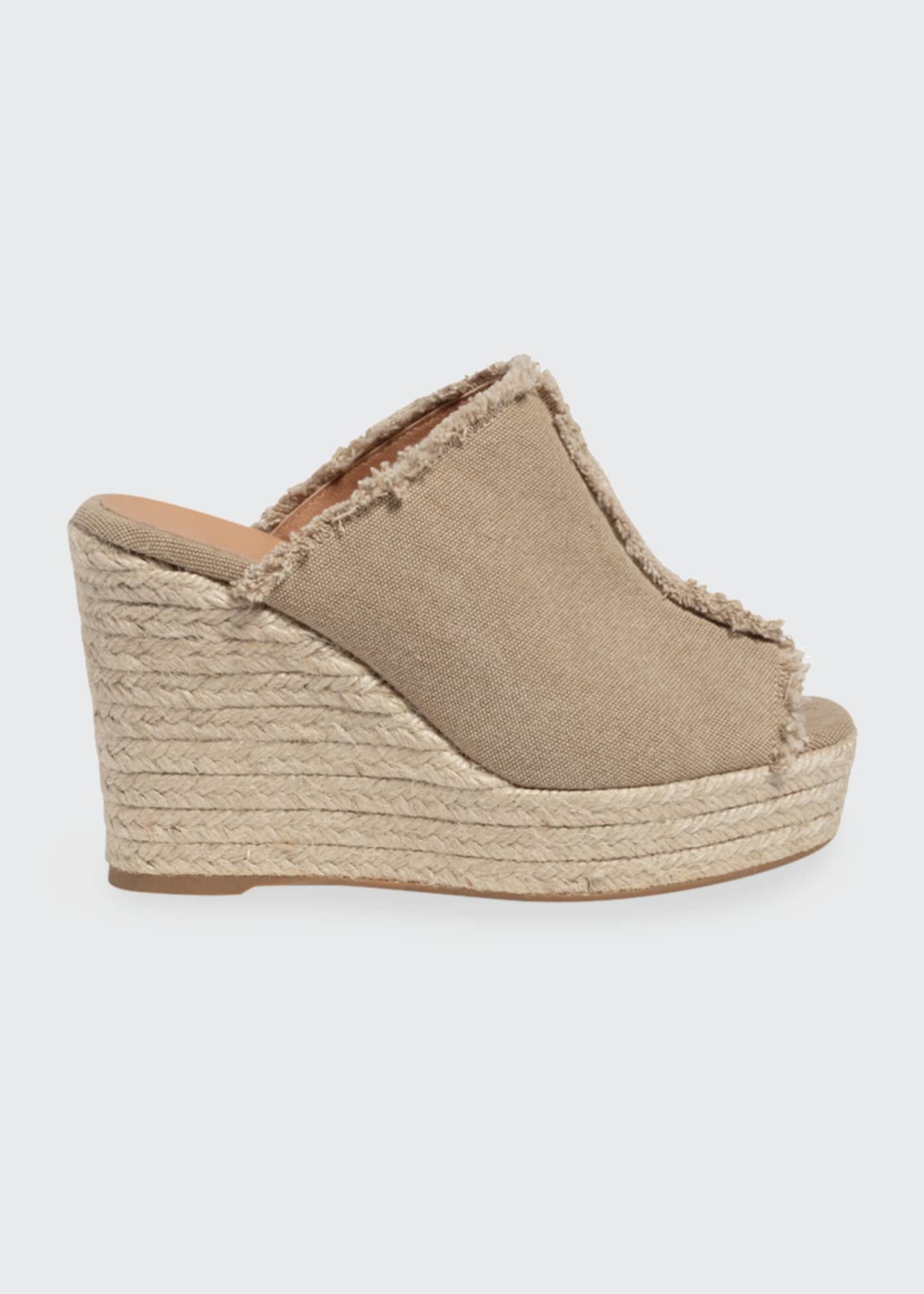 Castaner Fatima Frayed Slide Wedge Espadrilles - Bergdorf Goodman