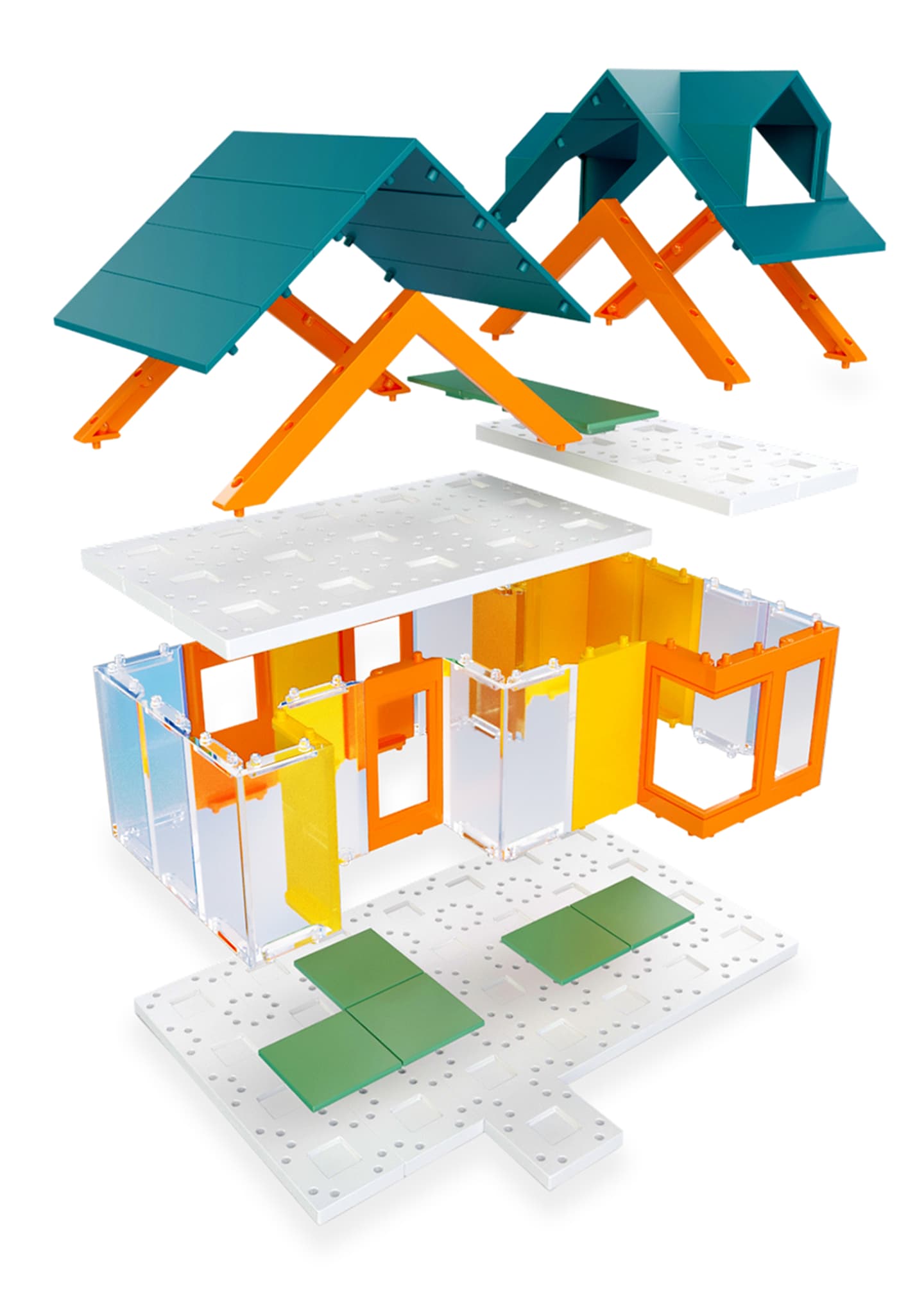 Arckit Mini Dormer Colors 2.0 Building Kit - Bergdorf Goodman