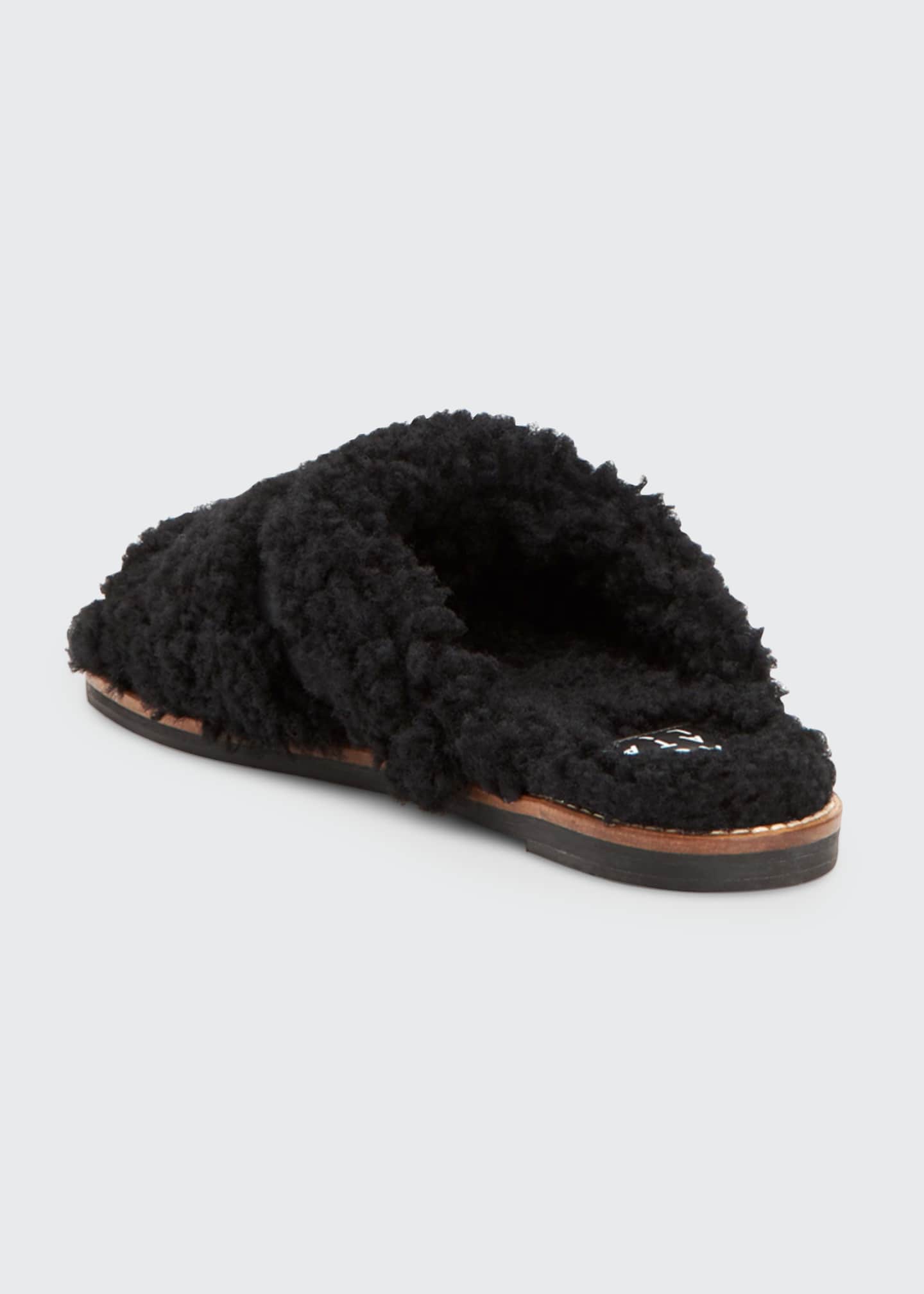 Aquatalia Alina Cozy Shearling Slippers - Bergdorf Goodman