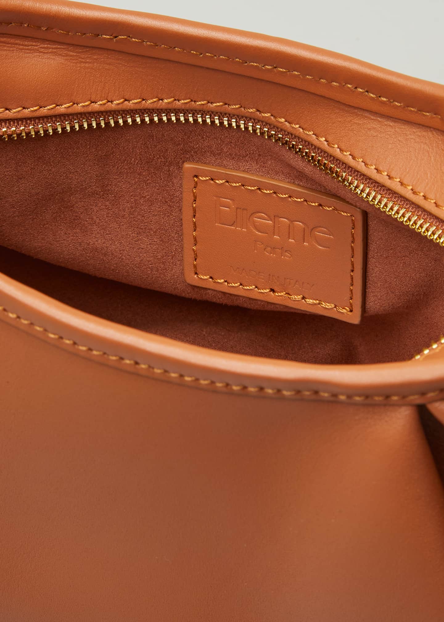 Elleme Dimple Smooth Leather Pleated Shoulder Bag - Bergdorf Goodman