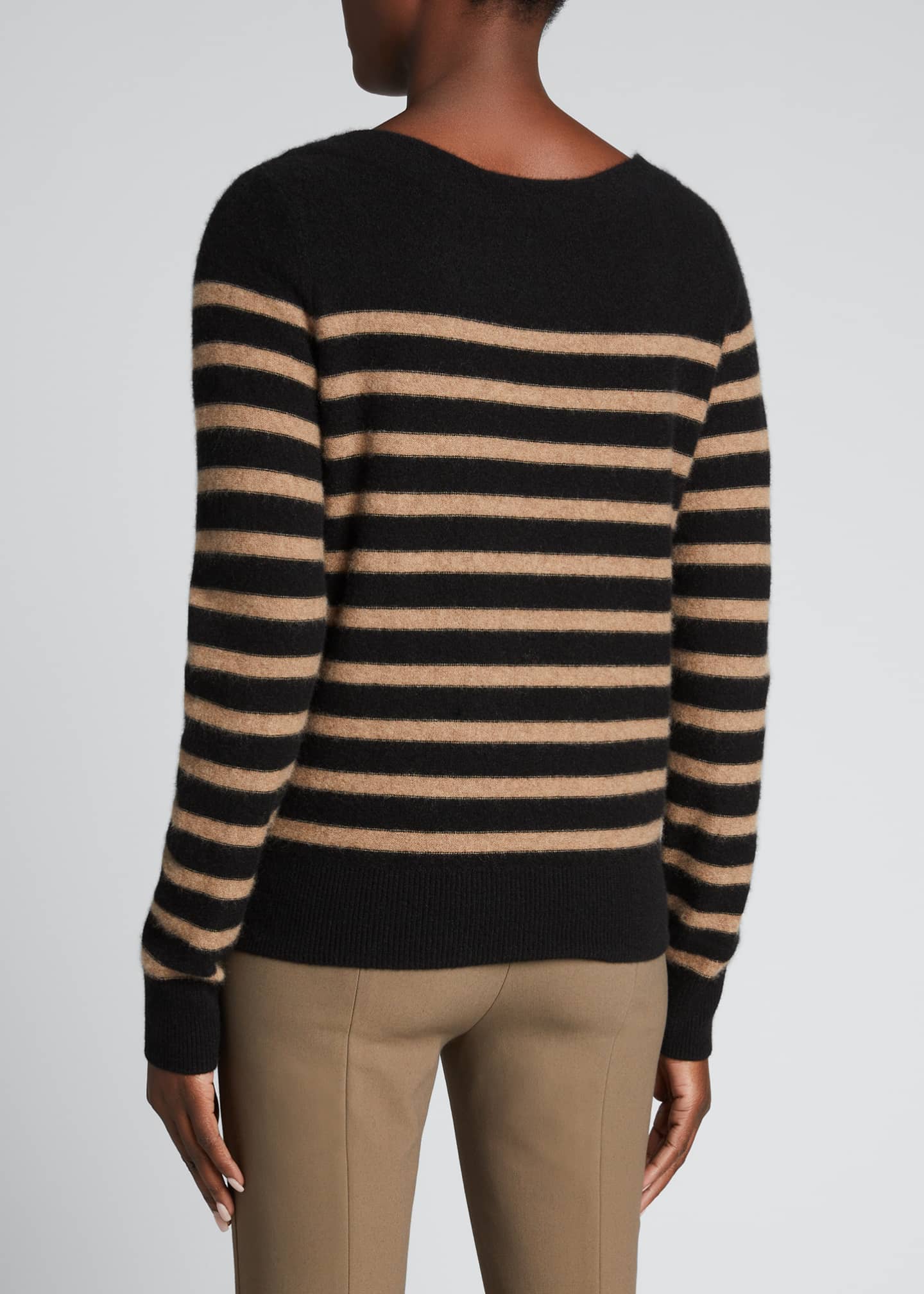 Vince Breton Striped Cashmere Boat Neck Sweater Bergdorf Goodman