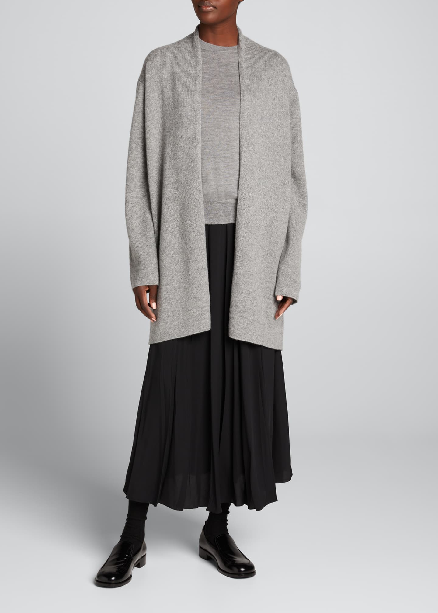 THE ROW Fulham Open-Front Cashmere Cardigan - Bergdorf Goodman