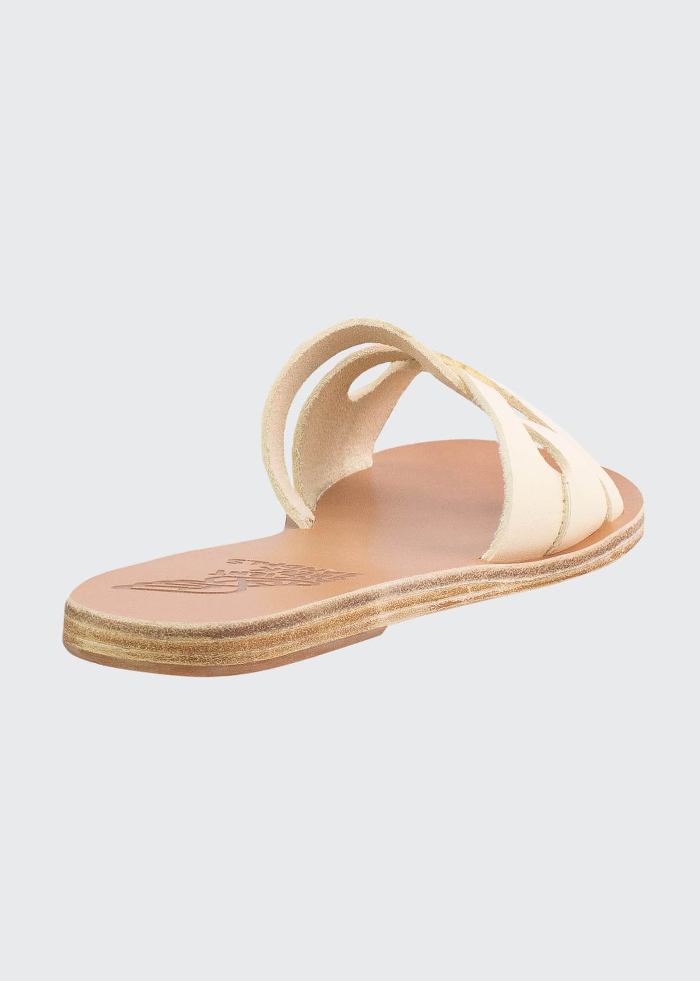 Ancient Greek Sandals Aprion Cutout Flat Slide Sandals - Bergdorf Goodman
