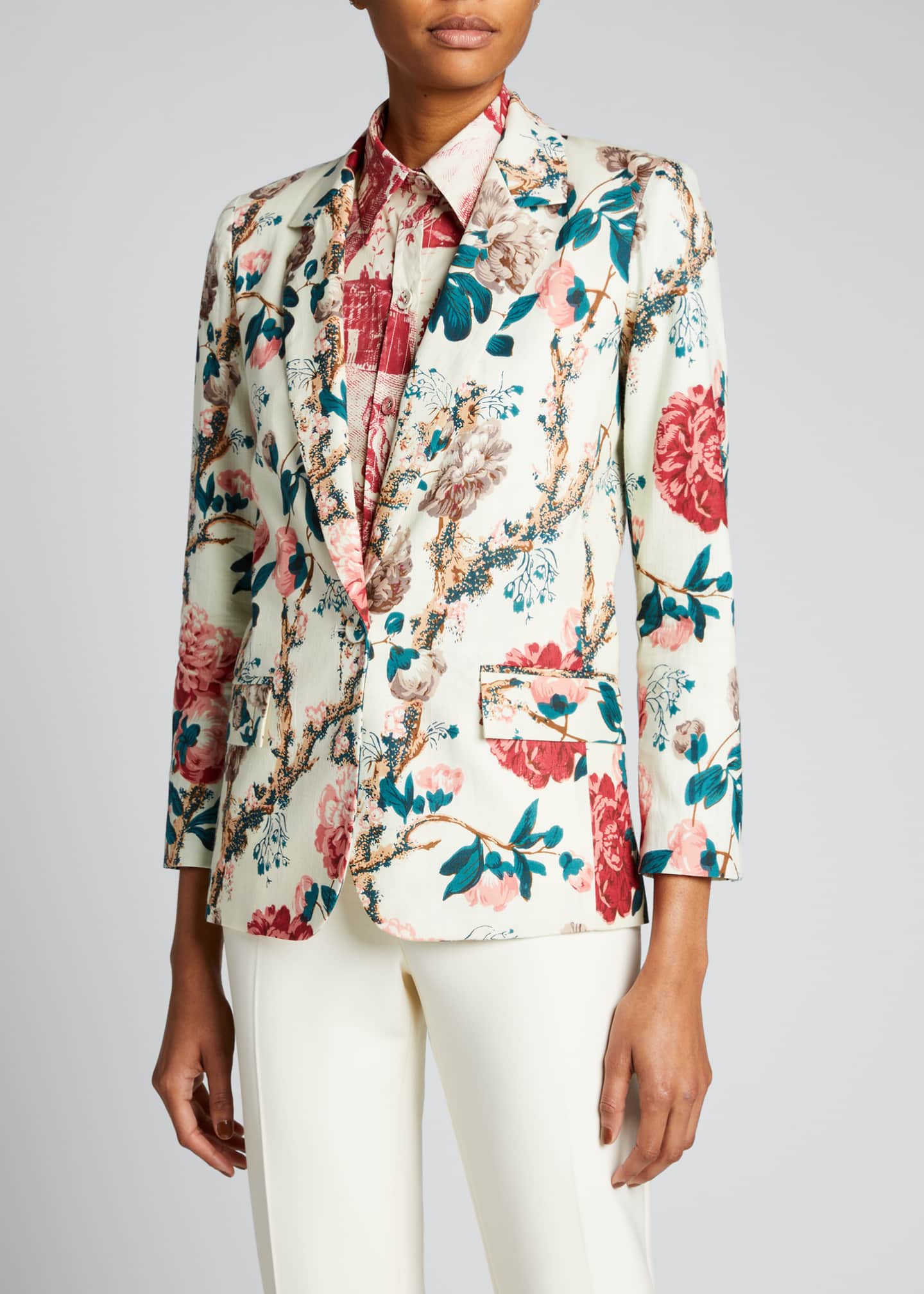 Libertine Kandi Floral-Print Suit Jacket - Bergdorf Goodman