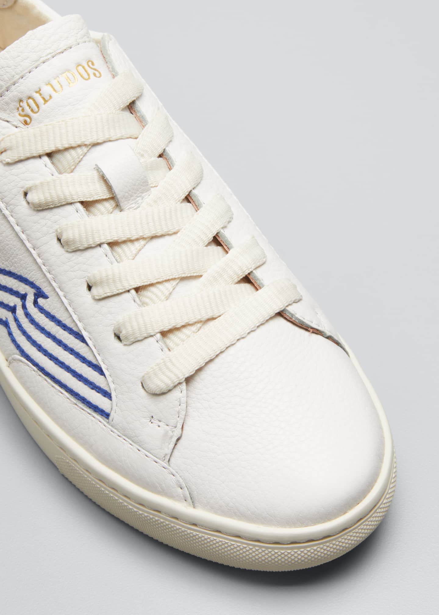 Soludos Ibiza Embroidered Wave Sneakers - Bergdorf Goodman