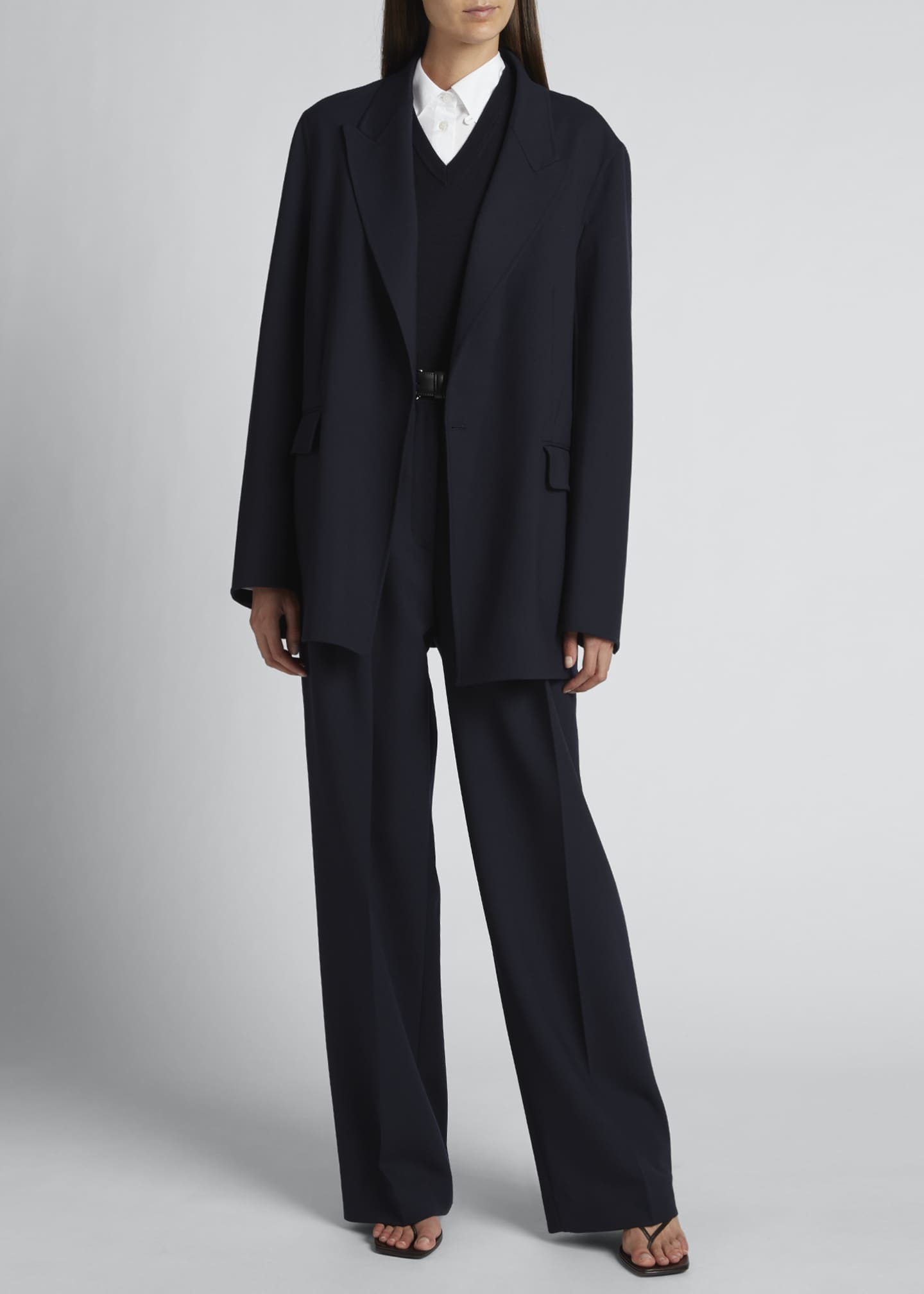 THE ROW Tristan Wool-Blend Blazer - Bergdorf Goodman