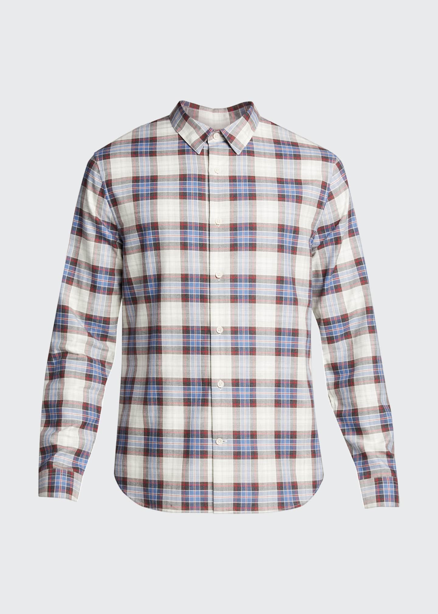 Vince Men's Tartan Plaid Shirt - Bergdorf Goodman