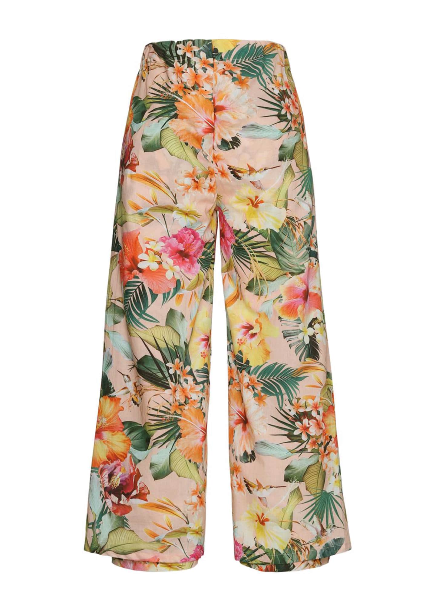Molo Girl's Aretha Floral-Print Wrap Pants, Size 4-16 - Bergdorf Goodman