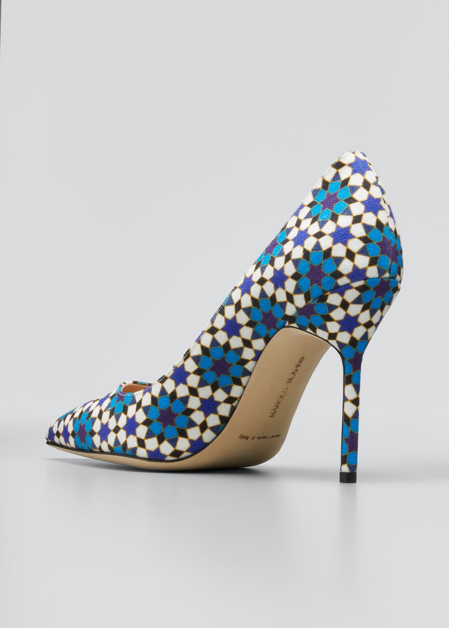 Manolo Blahnik BB 105mm Pattern Stiletto Pumps - Bergdorf Goodman