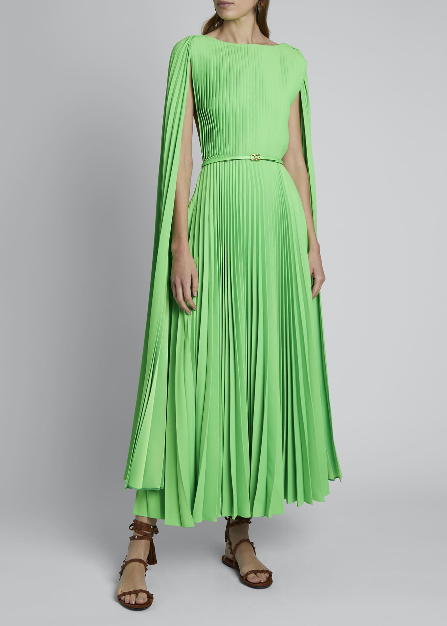 Valentino Embroidered Cape Couture Fringe Wool Jacket - Bergdorf Goodman