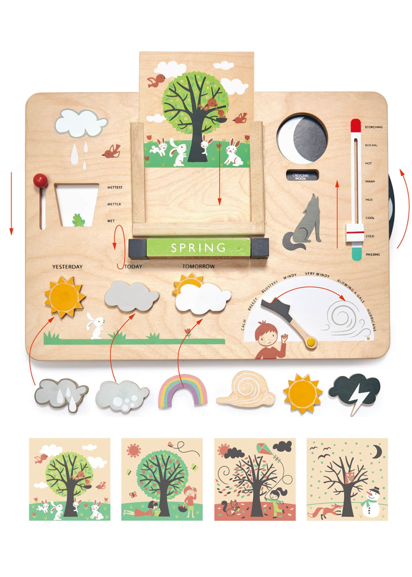 Tender Leaf Toys Weather Watch Wooden Toy Set - Bergdorf Goodman