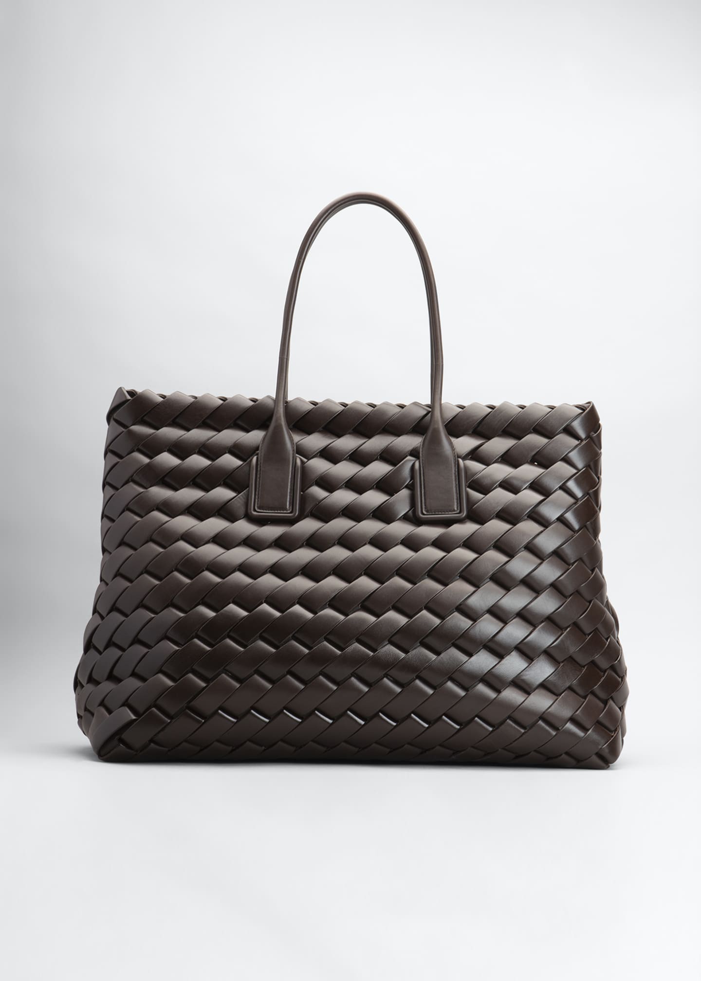 Bottega Veneta Slanted Intrecciato Tote Bag - Bergdorf Goodman