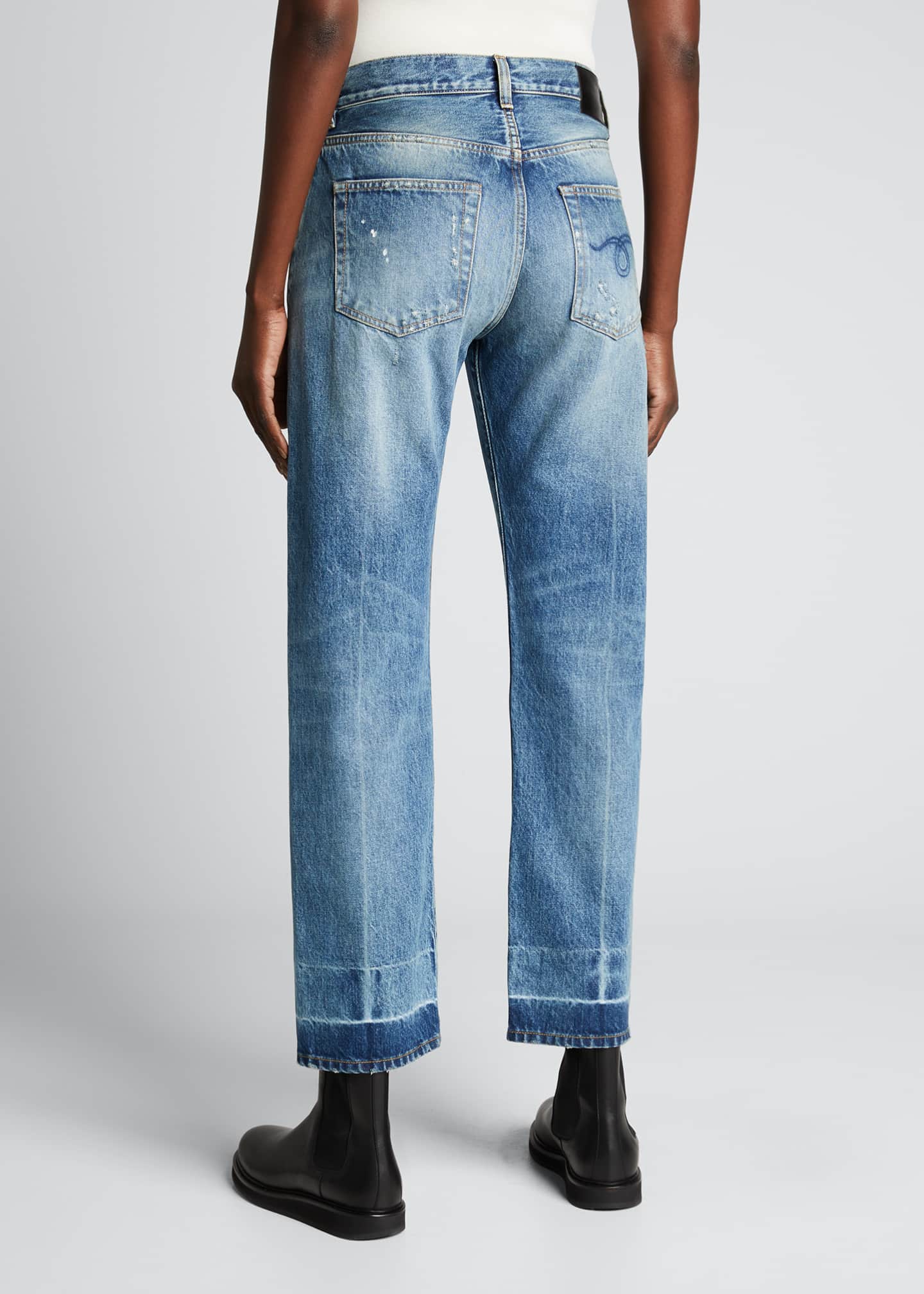 R13 Boyfriend Jeans with Let Down Hem - Bergdorf Goodman