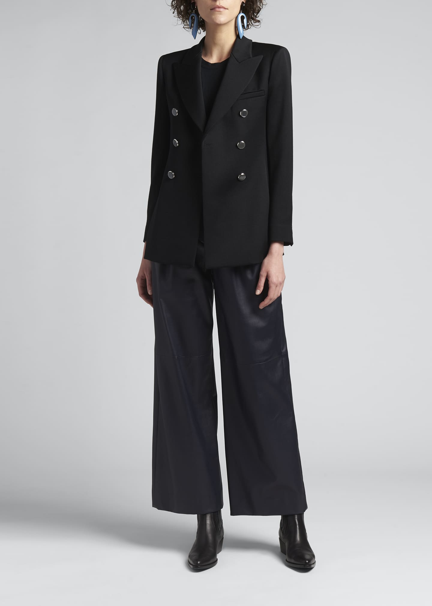 Giorgio Armani Lana Double-Breasted Fluid Wool Jacket - Bergdorf Goodman Giorgio Armani Lana Double-Breasted Fluid Wool Jacket - Bergdorf Goodman
