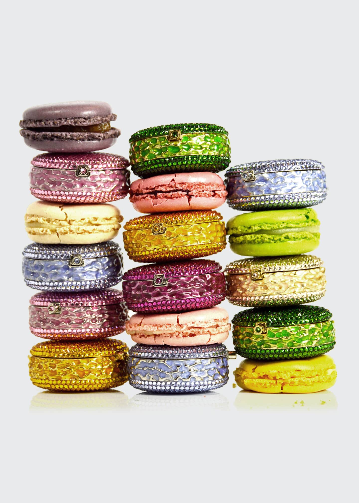 Judith Leiber Couture Macaron Crystal Pillbox - Bergdorf Goodman